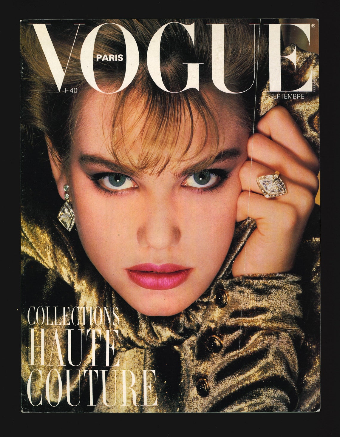 Vogue Paris No 659 Sept 1985 Original Vintage Fashion Magazine ...