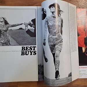Vogue UK Aug 1967 Original Vintage Fashion Magazine Cover : Jean ...