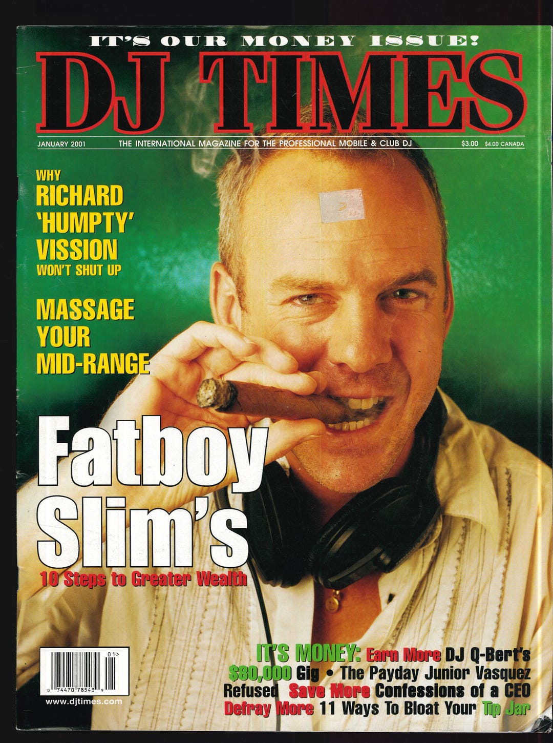 DJ Times Jan - Oct 2001 Original Magazine - Etsy