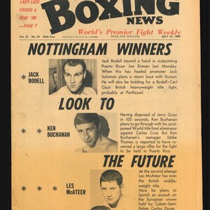 Boxing News May July 1969 Original Vintage Magazine - Etsy