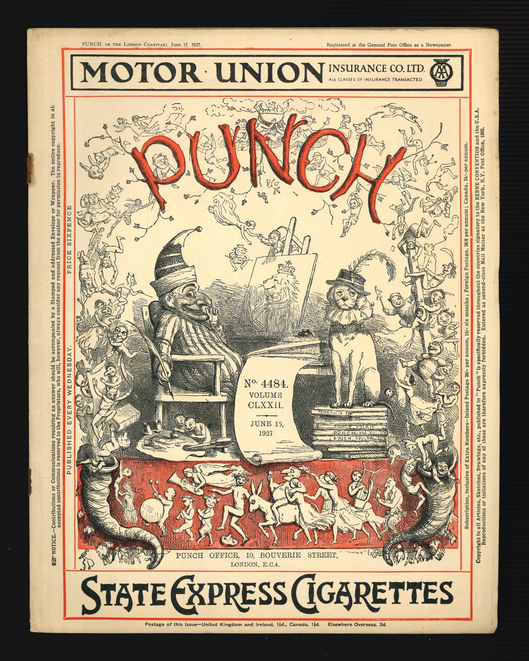 Punch 1927 Bundle of 15 Copies Vintage Original Satire Magazine - Etsy