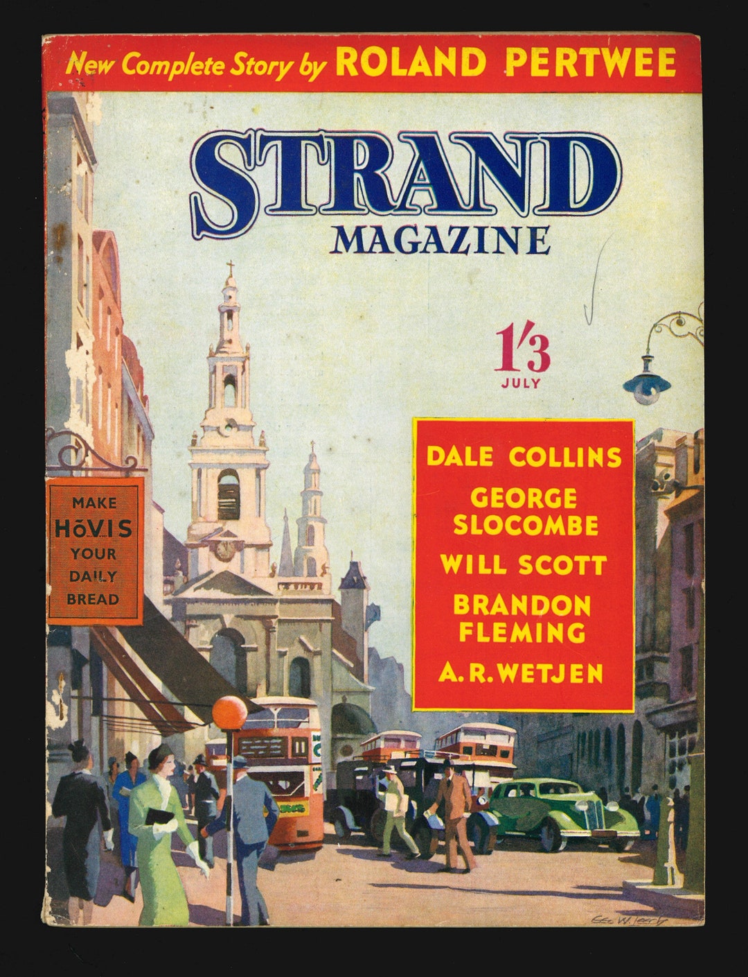 The Strand Magazine July 1941 New Complete Story by Ronald Pertwee - Etsy