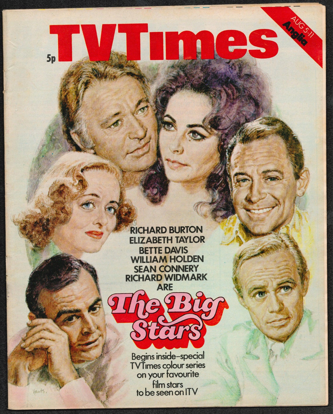 TV Times August 3 1972 Original Vintage Magazine 50th Birthday - Etsy