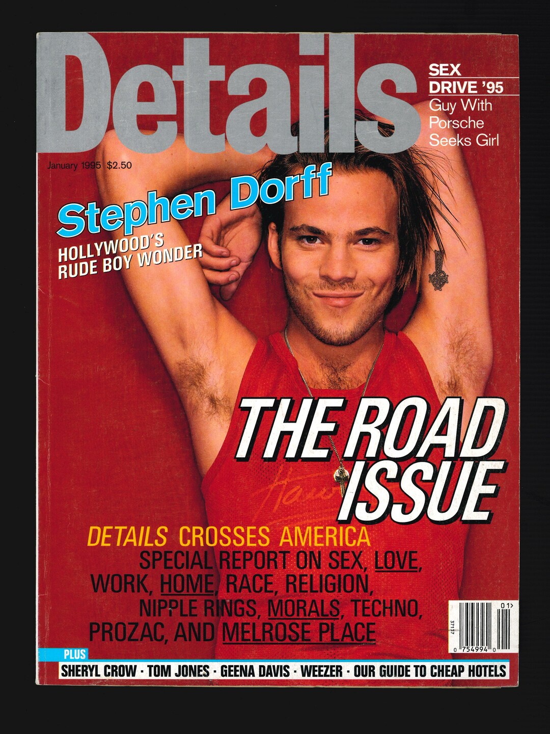 Details 1995 Back Issues Original Magazine Stephen Dorff Matt Dillon ...