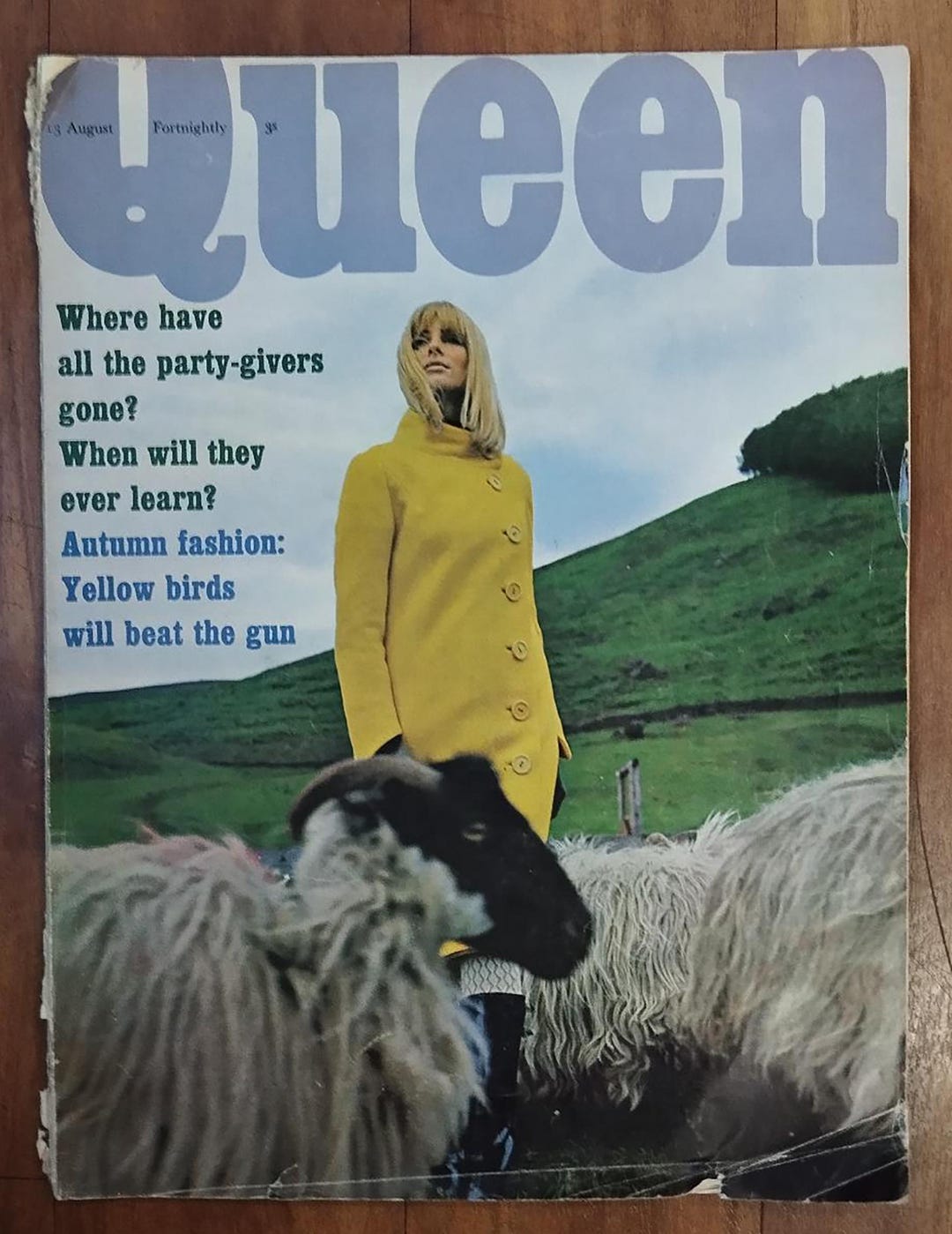 Queen Aug 13 1964 Original Vintage Fashion Magazine David Montgomery ...
