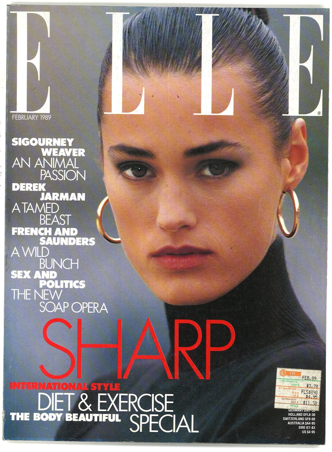Elle UK Feb 1989 Original Vintage Mode Magazin Geschenk ...