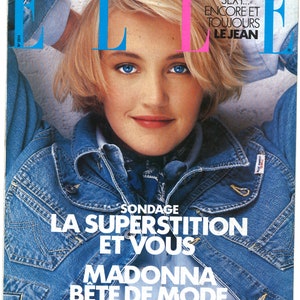 Elle French No 2314 May 14 1990 Paris Original Vintage Fashion Magazine ...