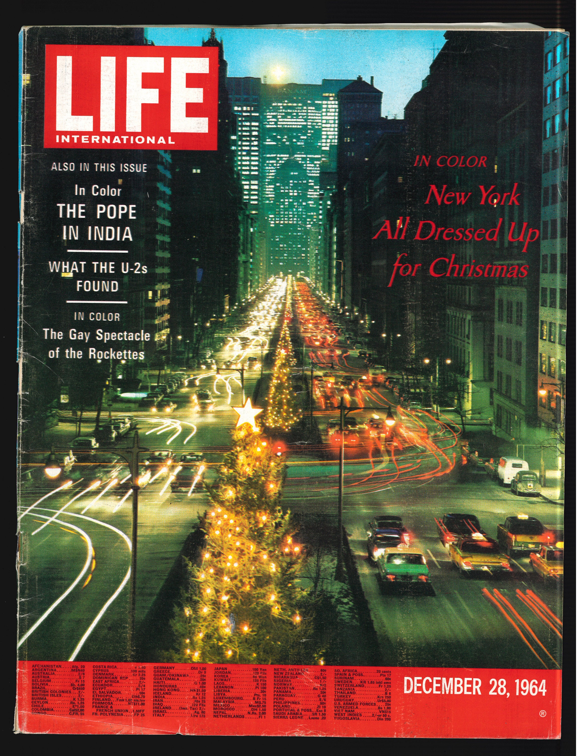 Life US Aug Dec 1964 American Original Vintage Weekly Magazine 60th - Etsy