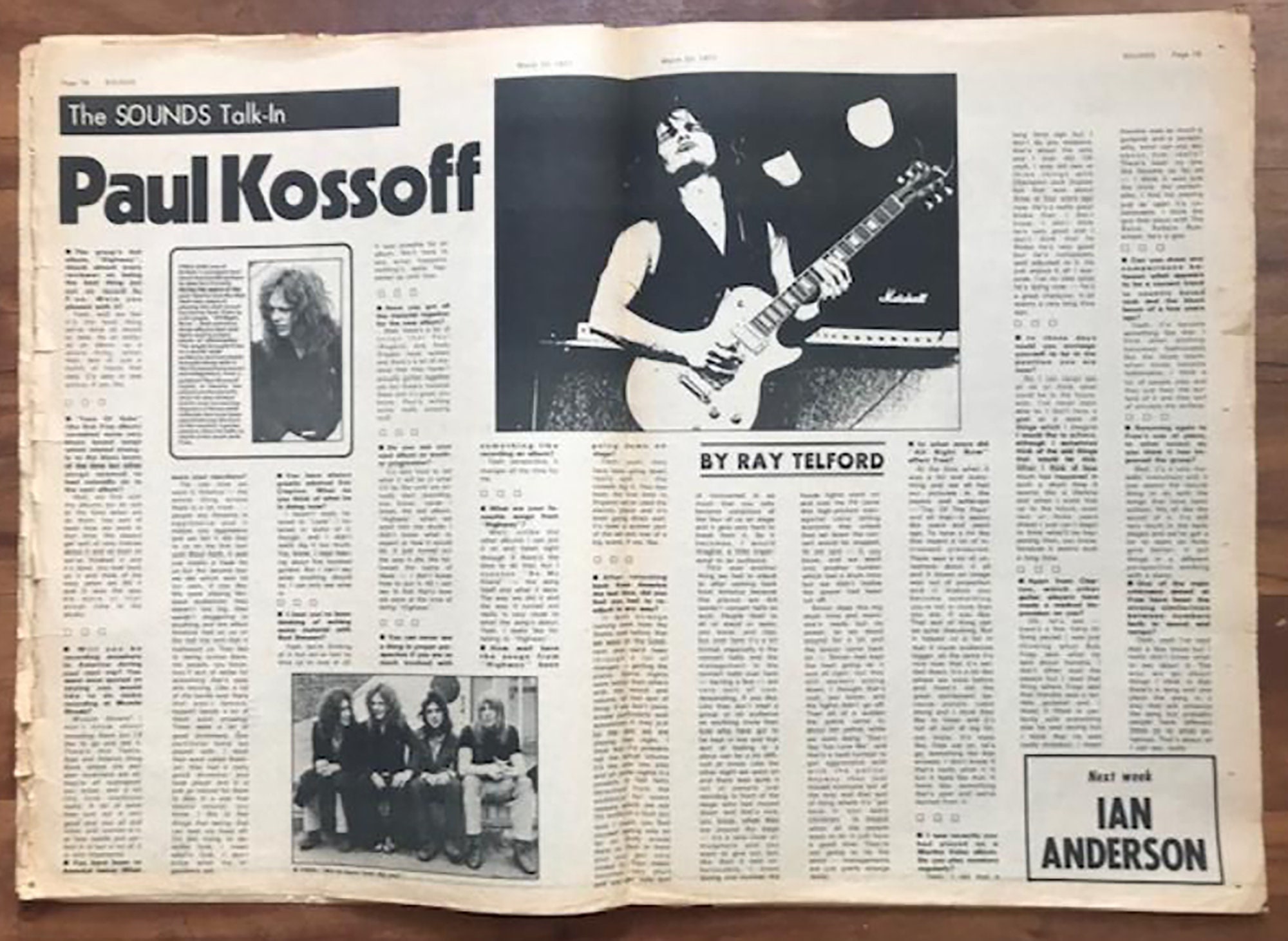 Sounds Magazine 20 de marzo 1971 UK Vintage Original Music - Etsy España