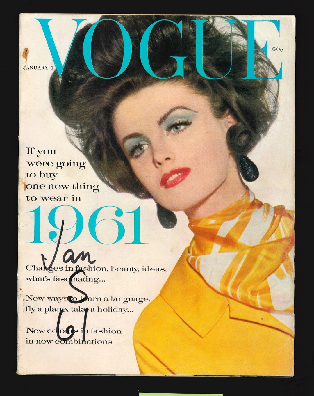 Vogue US Jan 1 1961 Original Vintage Magazine - Etsy