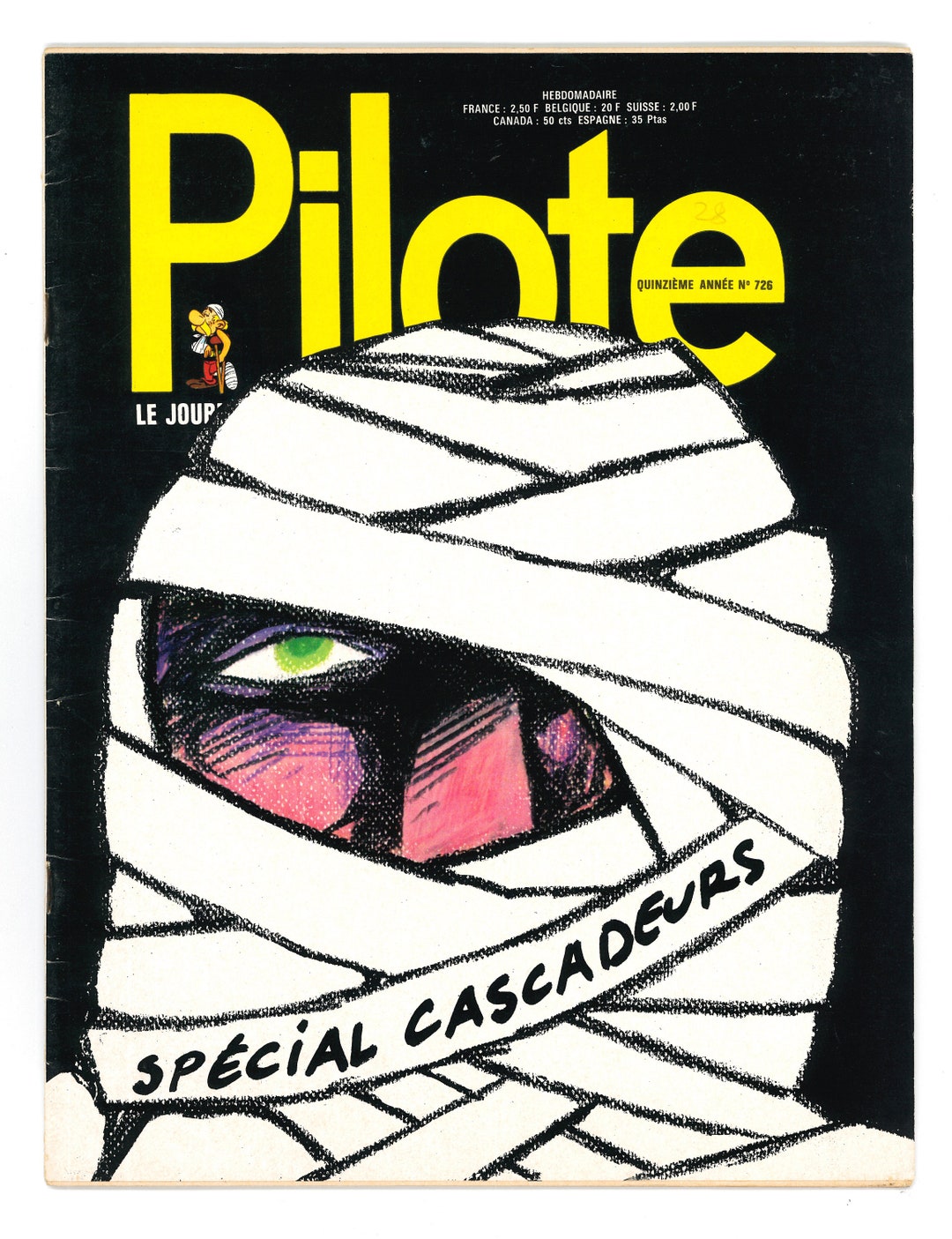 Pilote No 726 1973 French Comic Magazine - Etsy