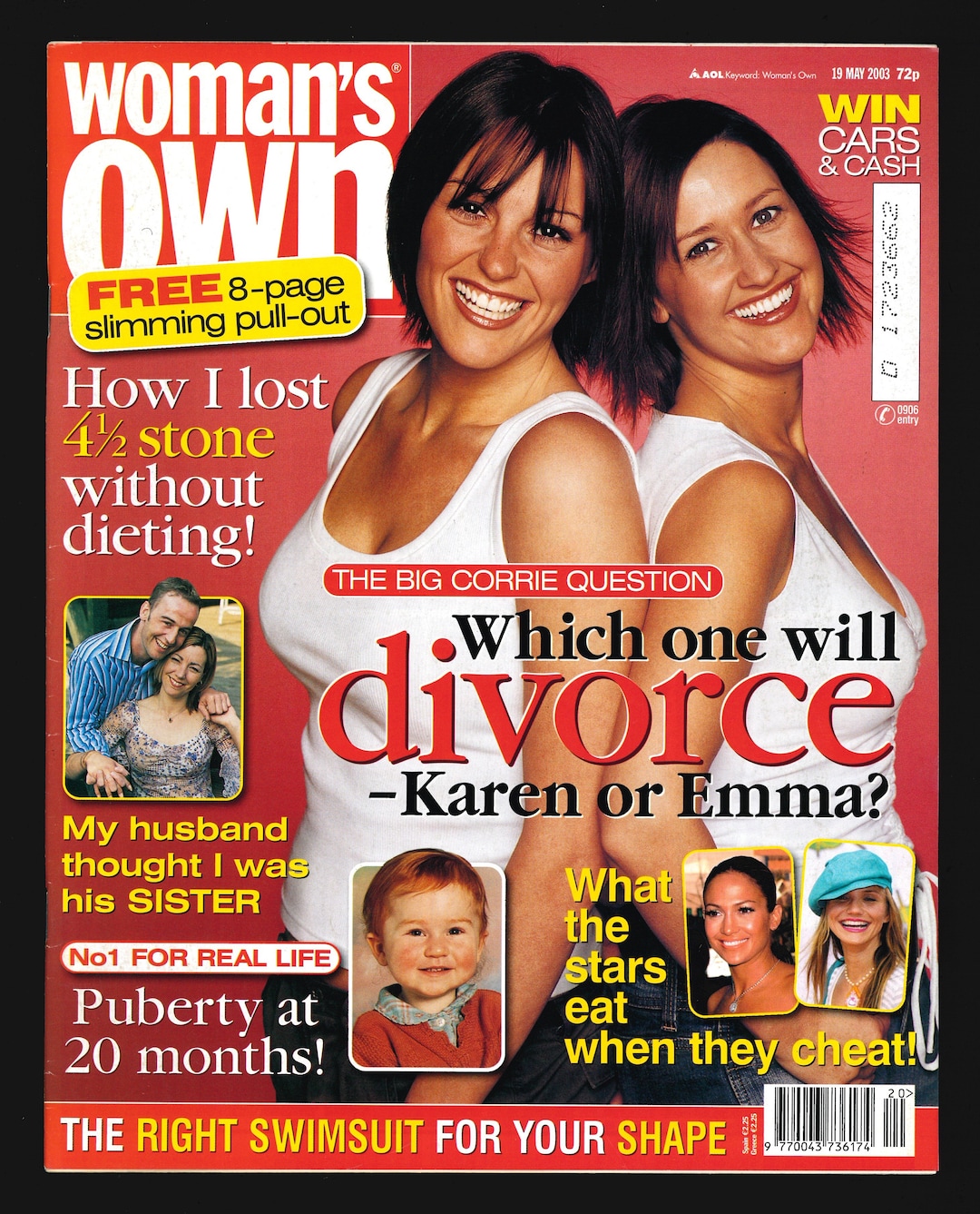 Woman's Own May 19 2003 Original British Vintage Weekly Women Magazine ...