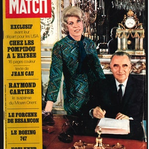 Paris Match Jan - Feb 1970 Original Vintage Magazine - Etsy