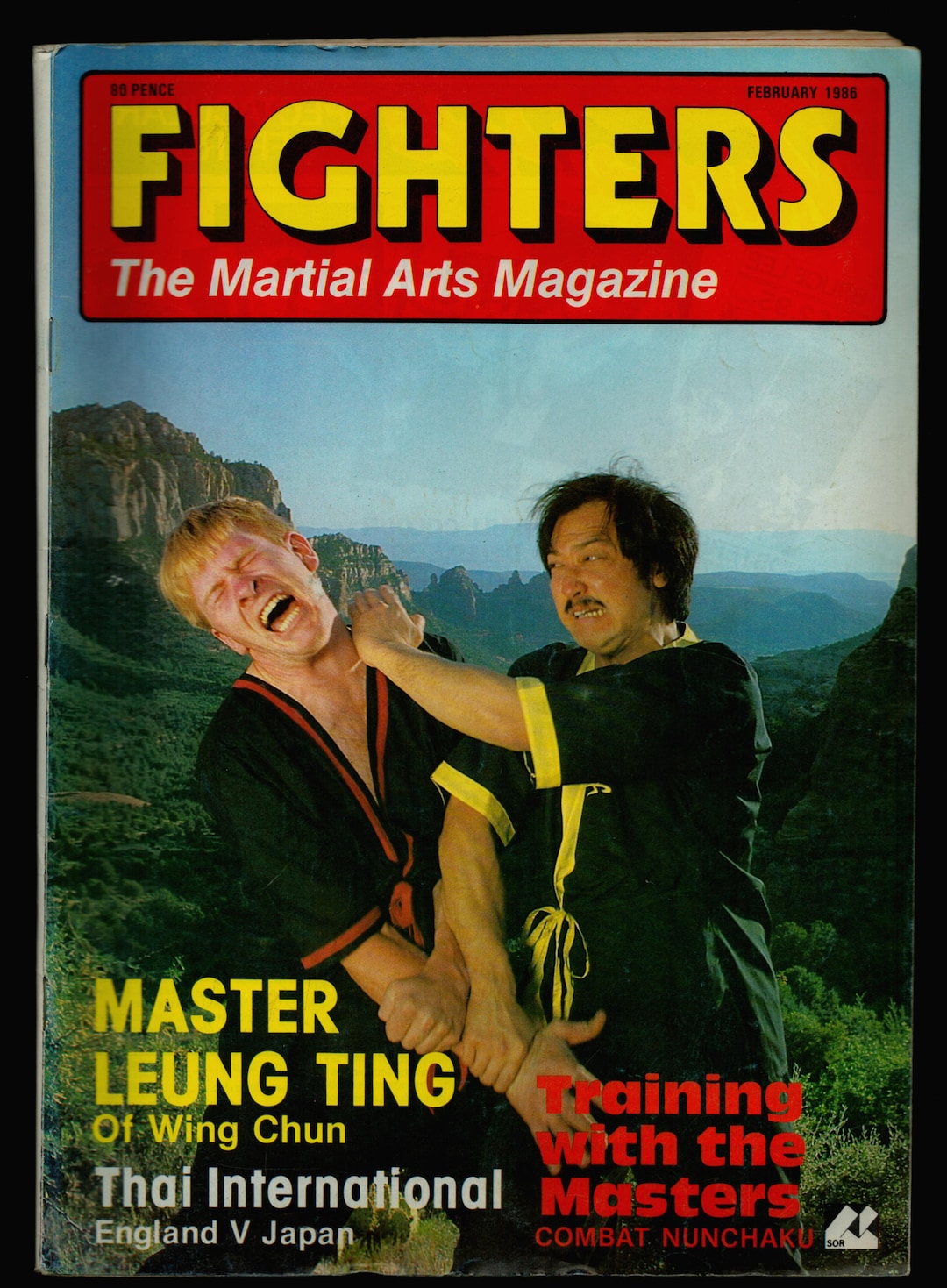 Fighters Feb 1986 the Martial Arts Magazine - Etsy