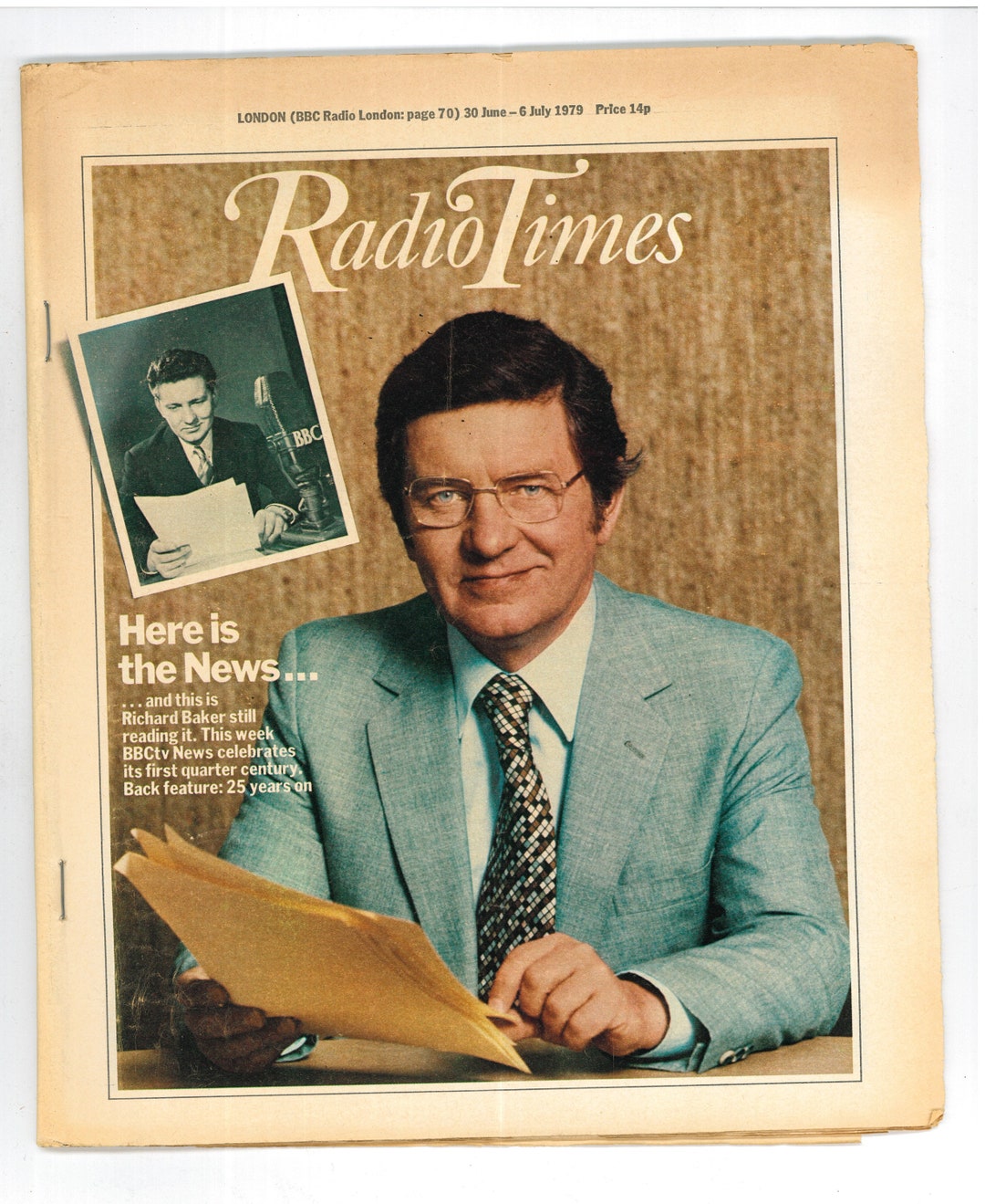 Radio Times June 30-july 6 1979 Original Vintage Magazine, Richard ...