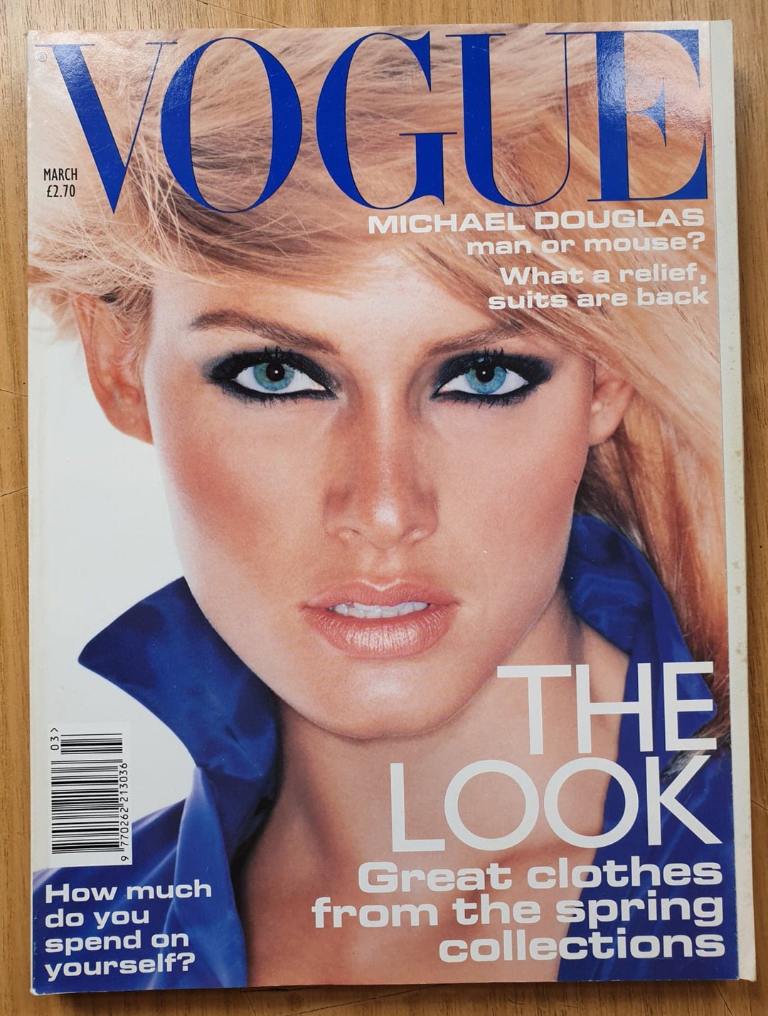 Vogue UK March 1995 British Original Fashion Magazine Cover : Amber ...