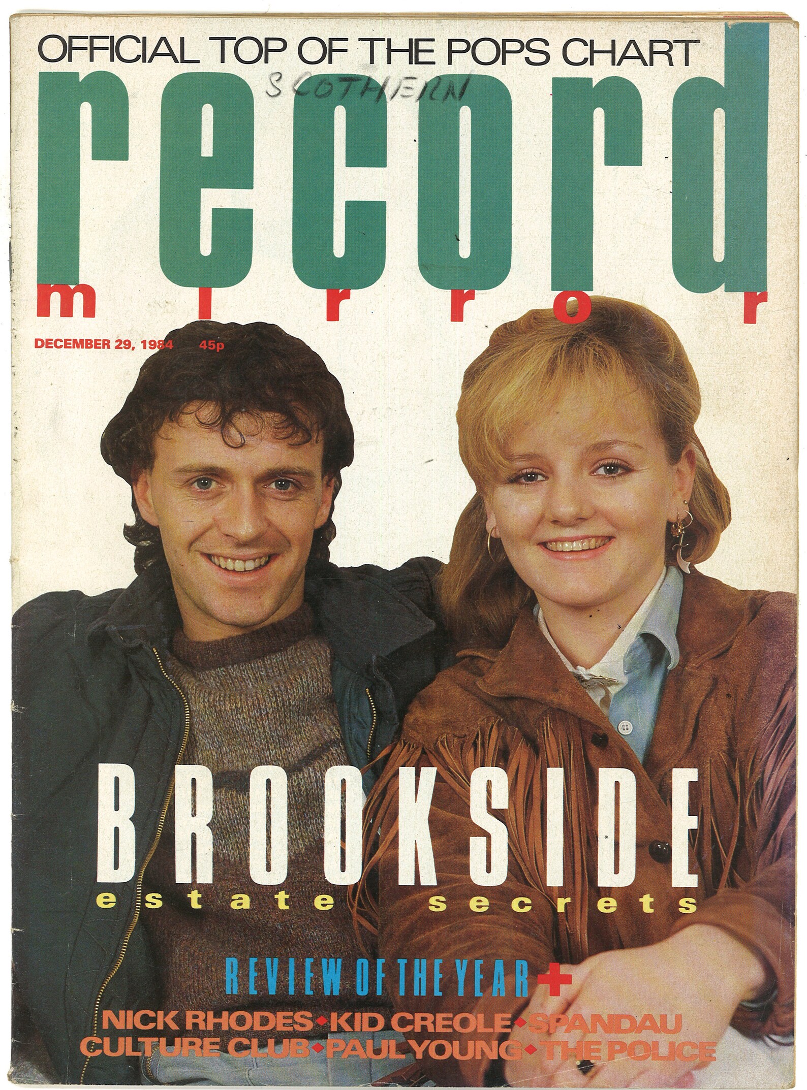 Record Mirror Dec 29 1984 UK British Original Vintage Music - Etsy UK