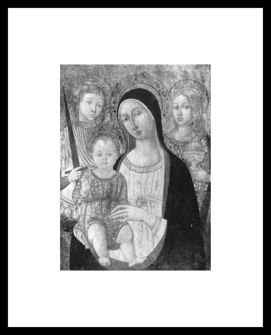 The Madonna and Child With Saints Ansanus and Mary Magdalen Original ...