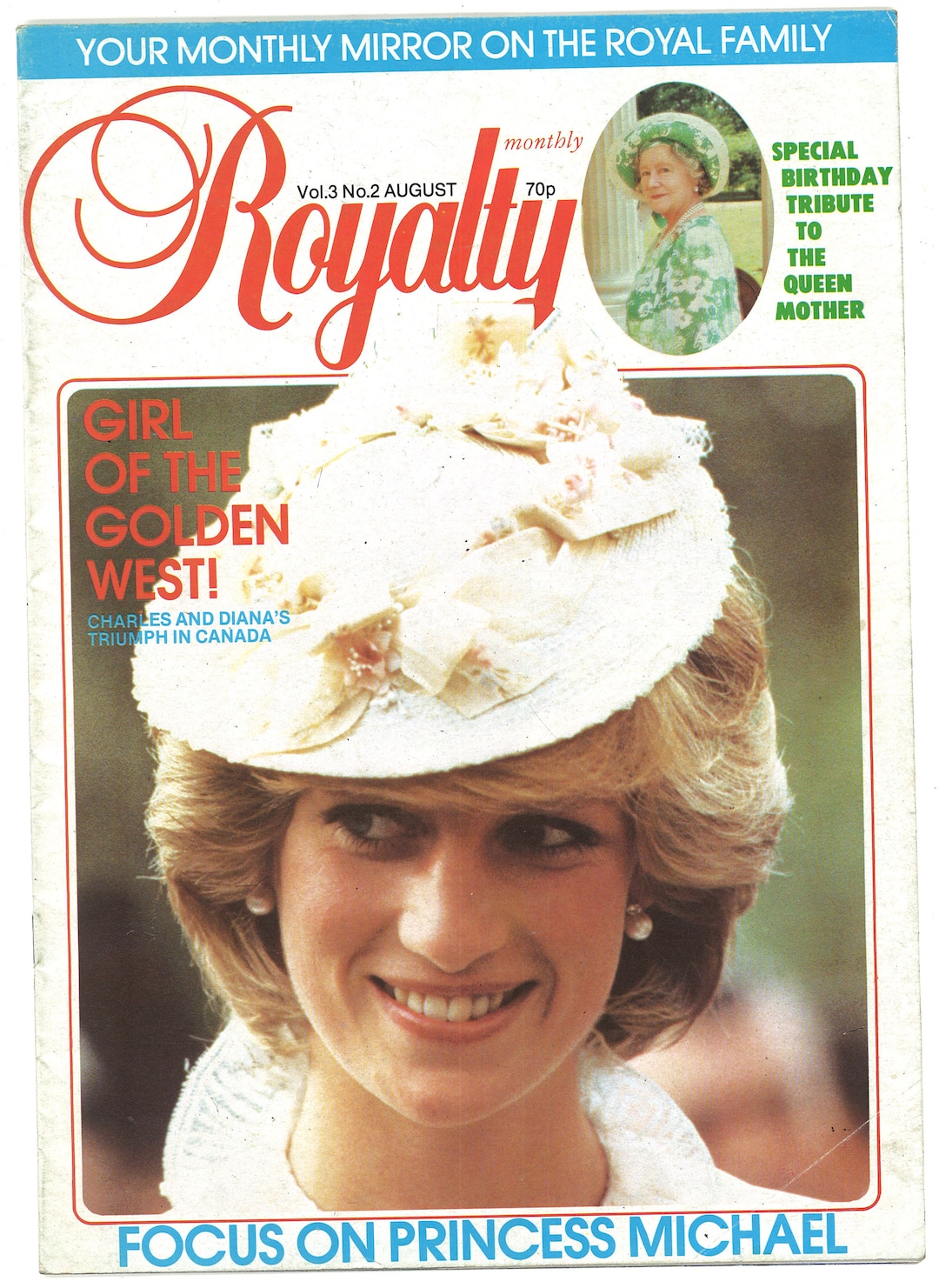 Royalty Vol 3 No 2 Aug Original Vintage Monthly Magazine Gift Birthday ...
