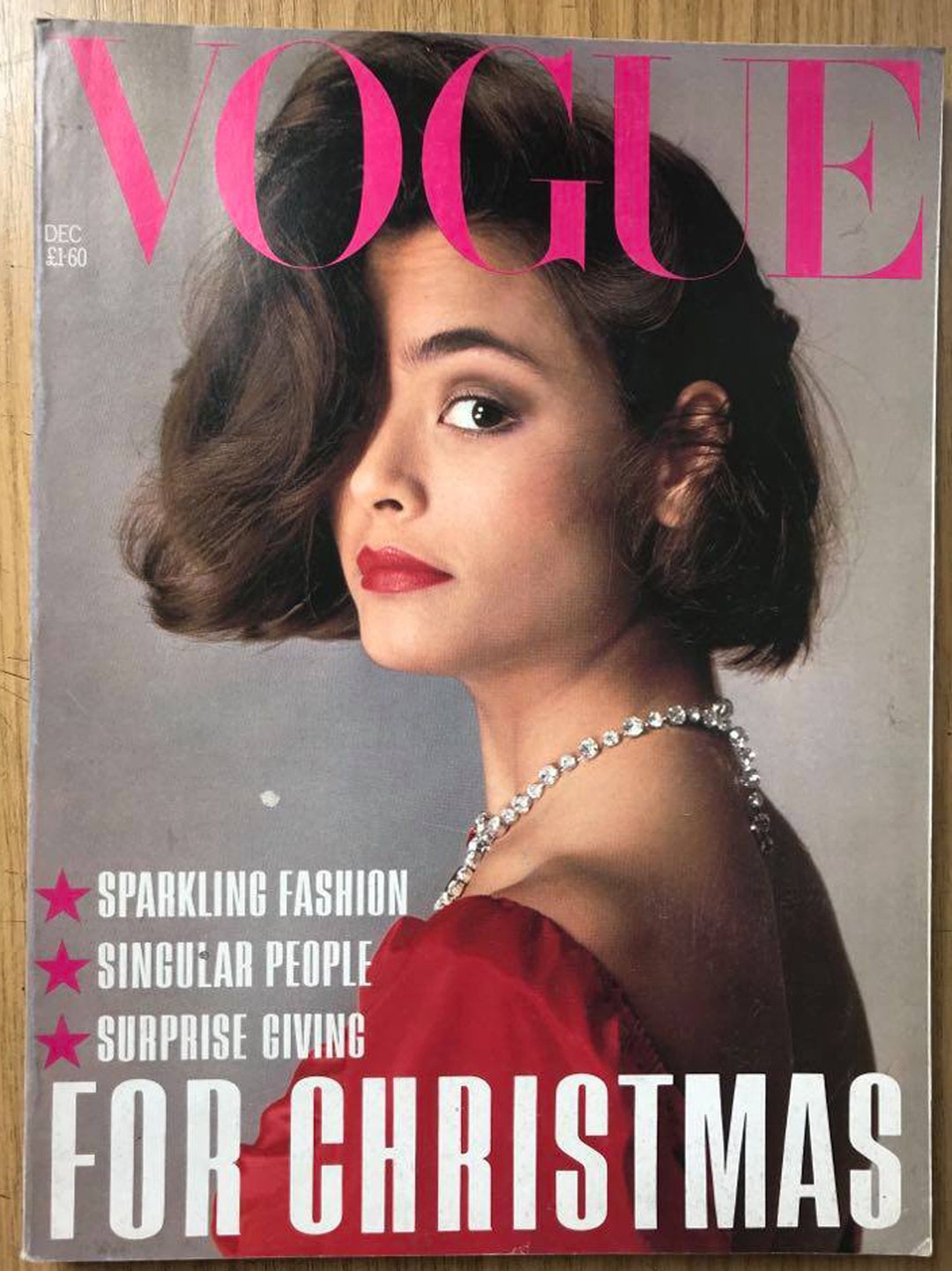 Vogue UK December 1983 British Original Vintage Fashion Magazine Gift ...