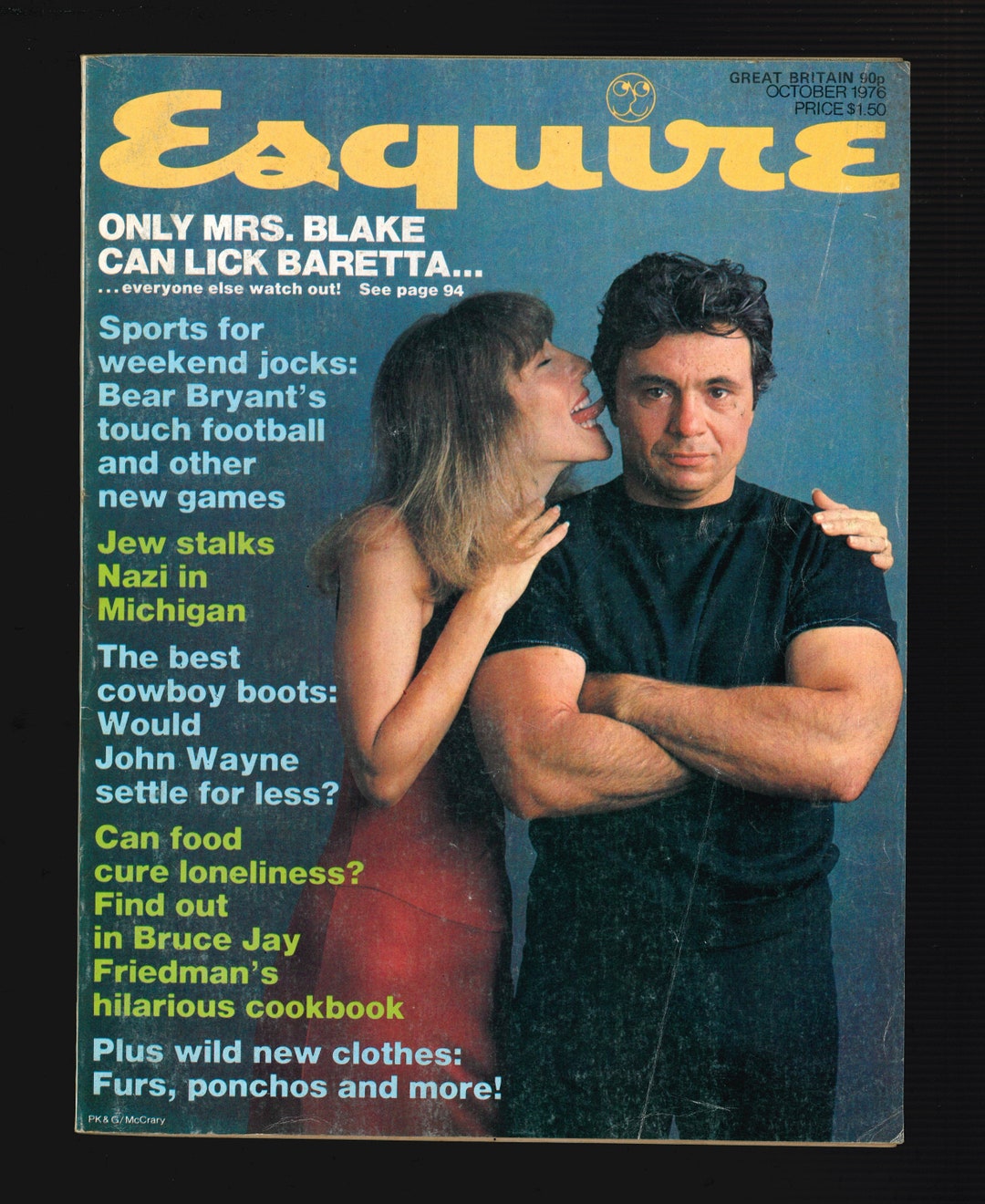 Esquire Magazine Vintage 1976 October Robert Blake Cover - Etsy