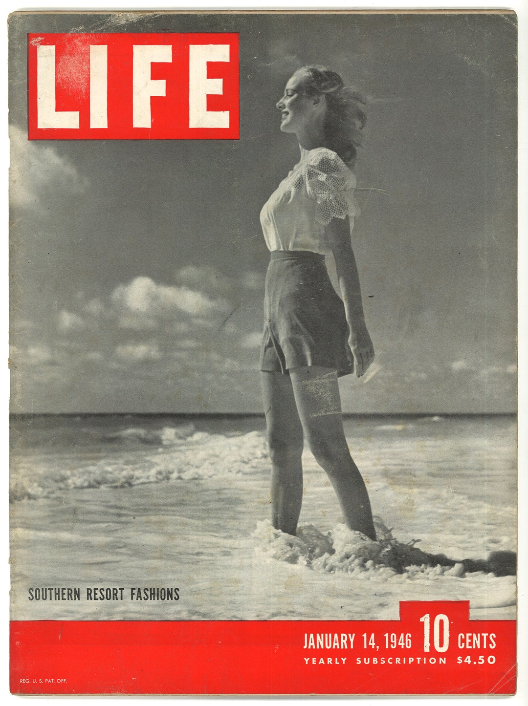 Life US Vol 20 No 2 Jan 14 1946 American Original Vintage Weekly Magazine Gift Birthday Southern ...