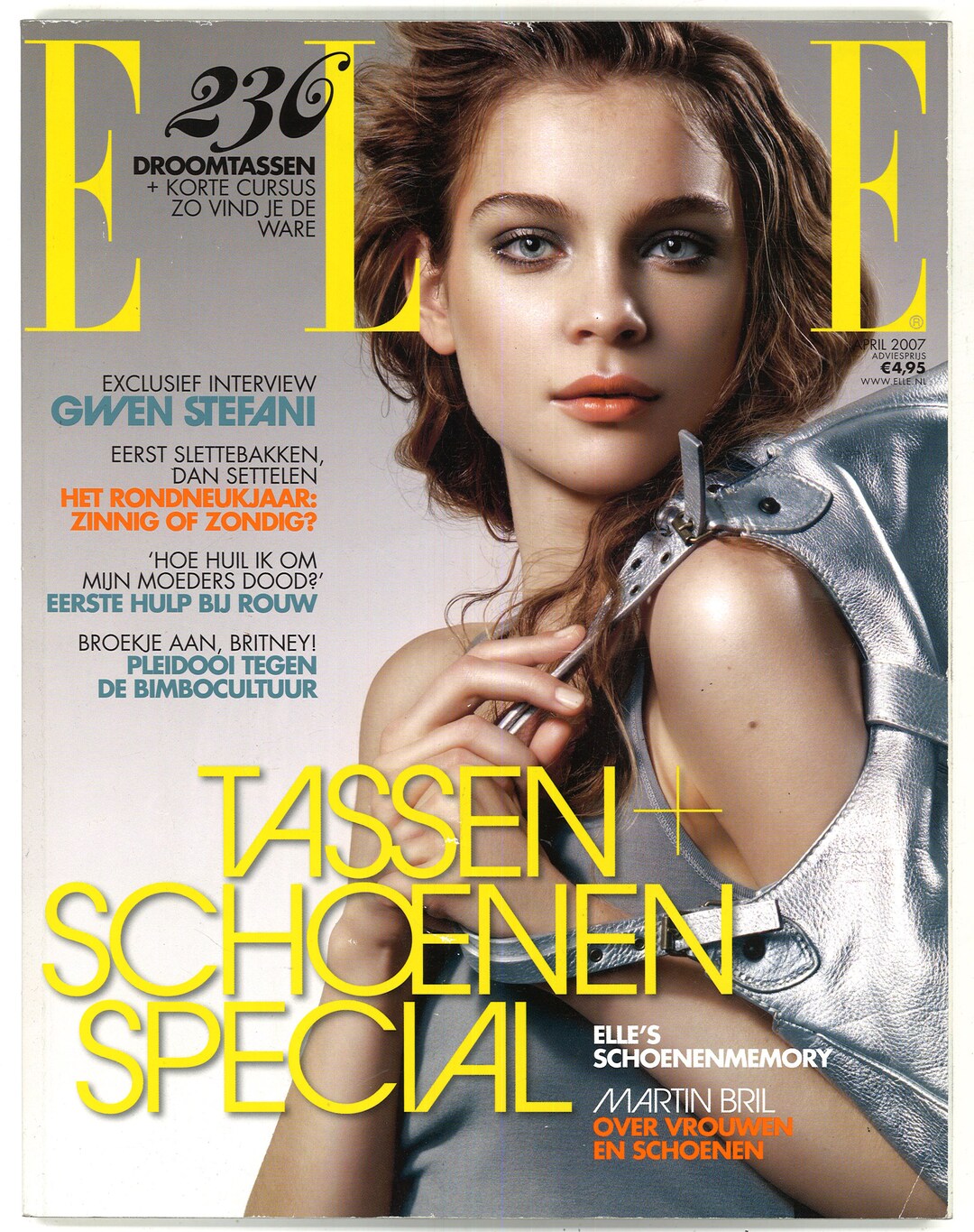 Elle April 2007 Dutch Foreign Original Fashion Magazine Gift Present ...