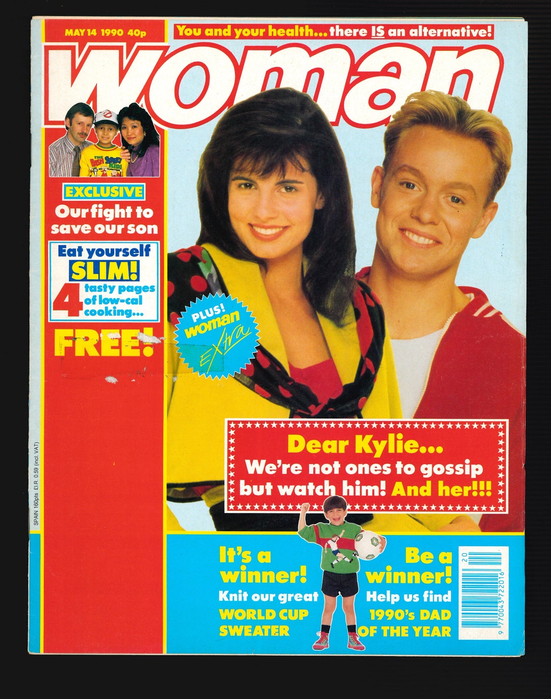 Woman May 14 1990 Vintage Magazine Fashion Beauty Cooking Jason Donovan ...