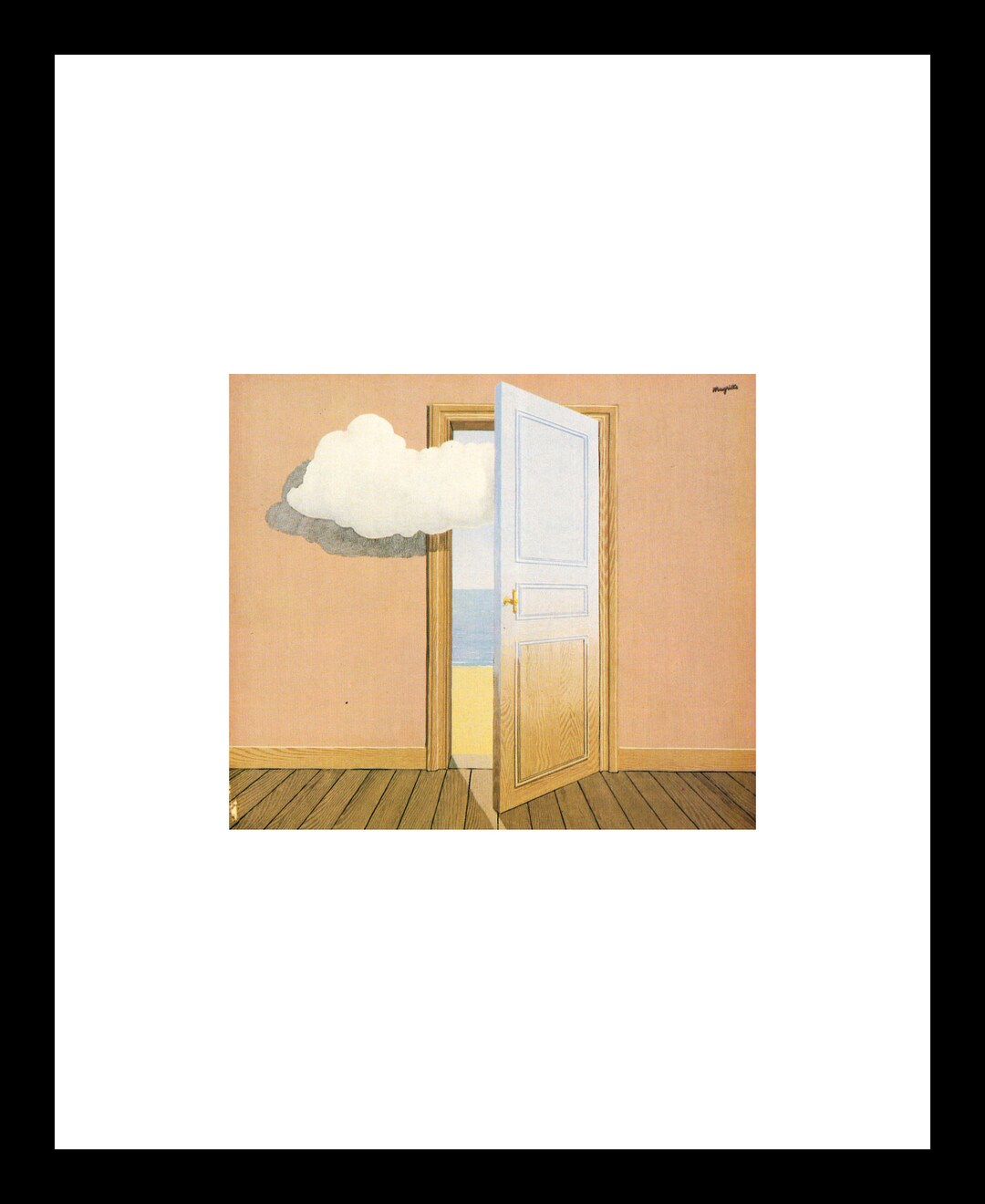 Le Poison 1938 by Rene Magritte Original Tear Sheet Window Mounted ...