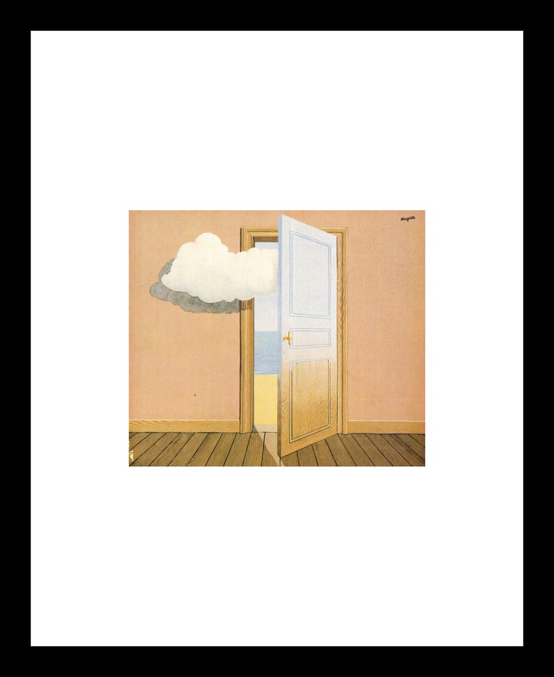 Le Poison 1938 by Rene Magritte Original Tear Sheet Window Mounted ...