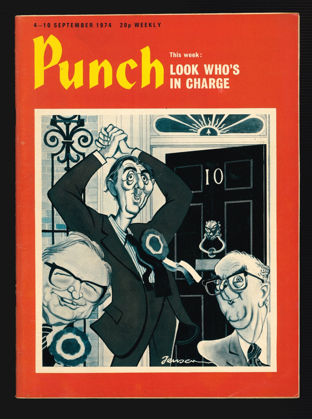 Punch Sept 1974 Bundle of 3 Copies Vintage Original Satire Magazine ...