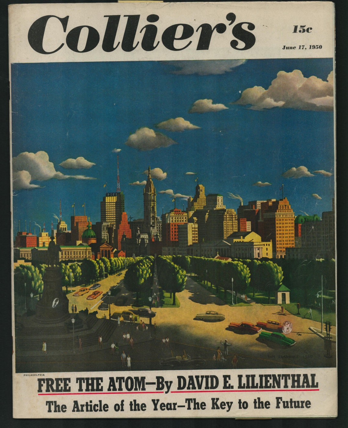 Collier’s June 17 1950 Rare Vintage Magazine Artist: Thomas Fransioli ...