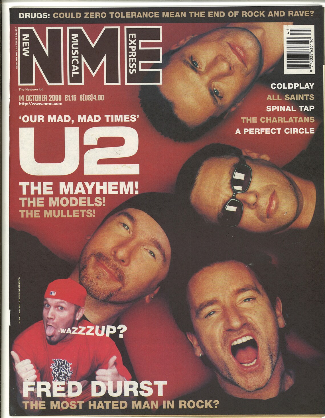 NME UK Oct 14 2000 Original Music Reading Magazine 21st | Etsy