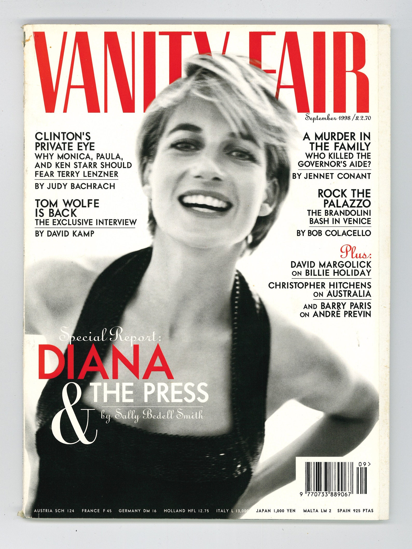 Vanity Fair US Sept 1998 Princes of Wales Diana - Etsy