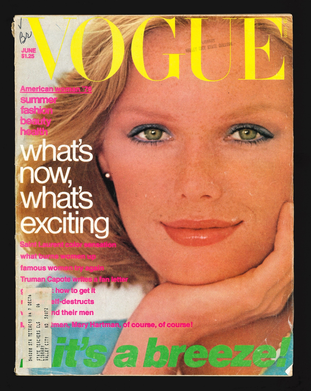 Vogue US June 1976 Original Vintage Fashion Magazine Candice Bergen ...