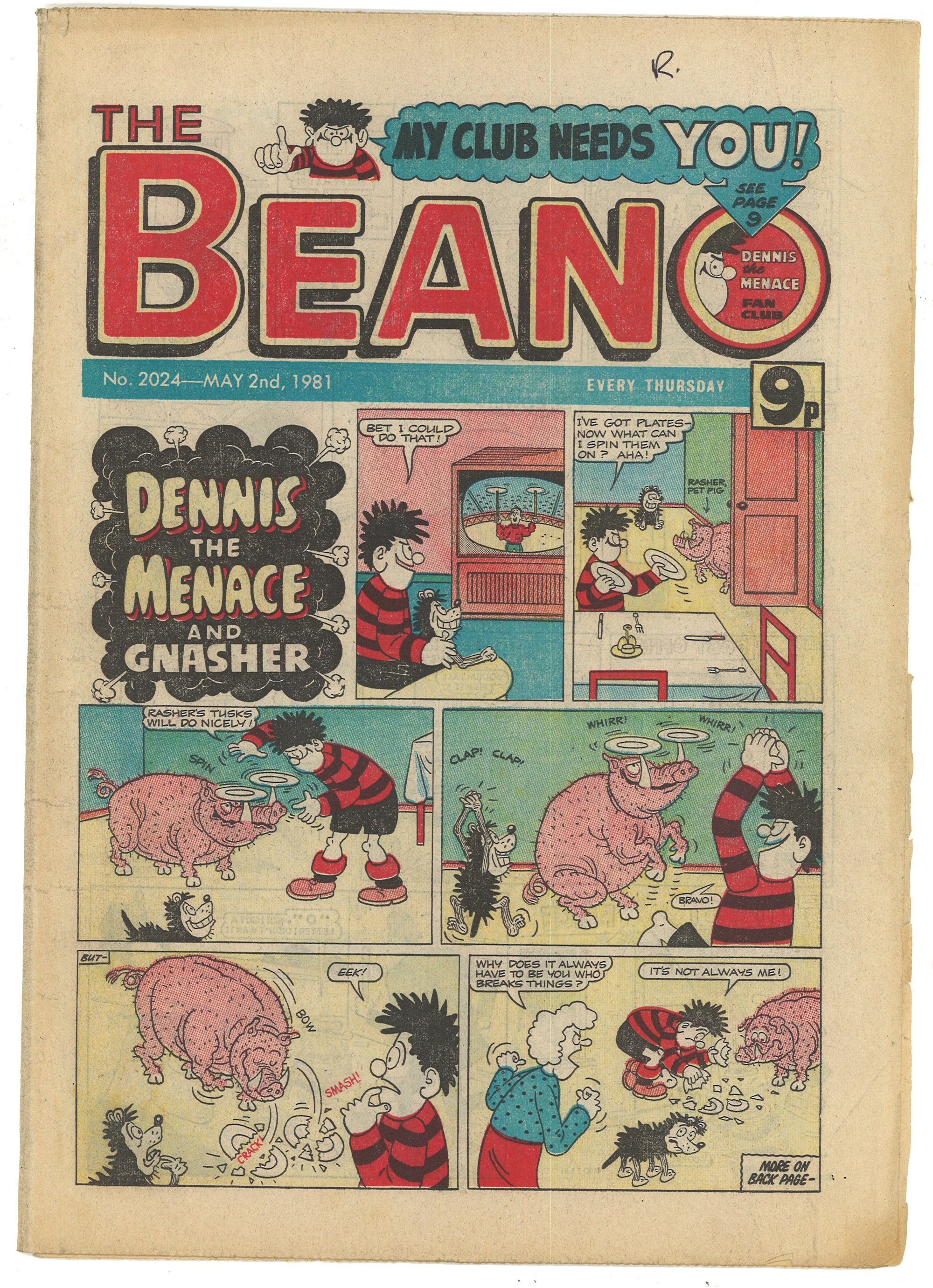Beano no 2024 MAY 2 1981 UK Original British Vintage Comics | Etsy