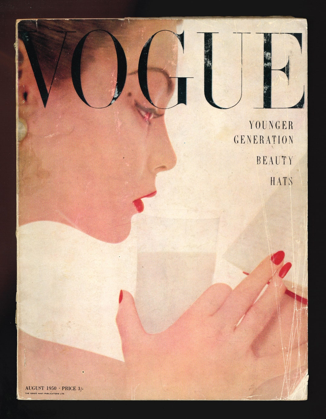 Vogue UK Aug 1950 Original Vintage Fashion Magazine Jean Patchett - Etsy