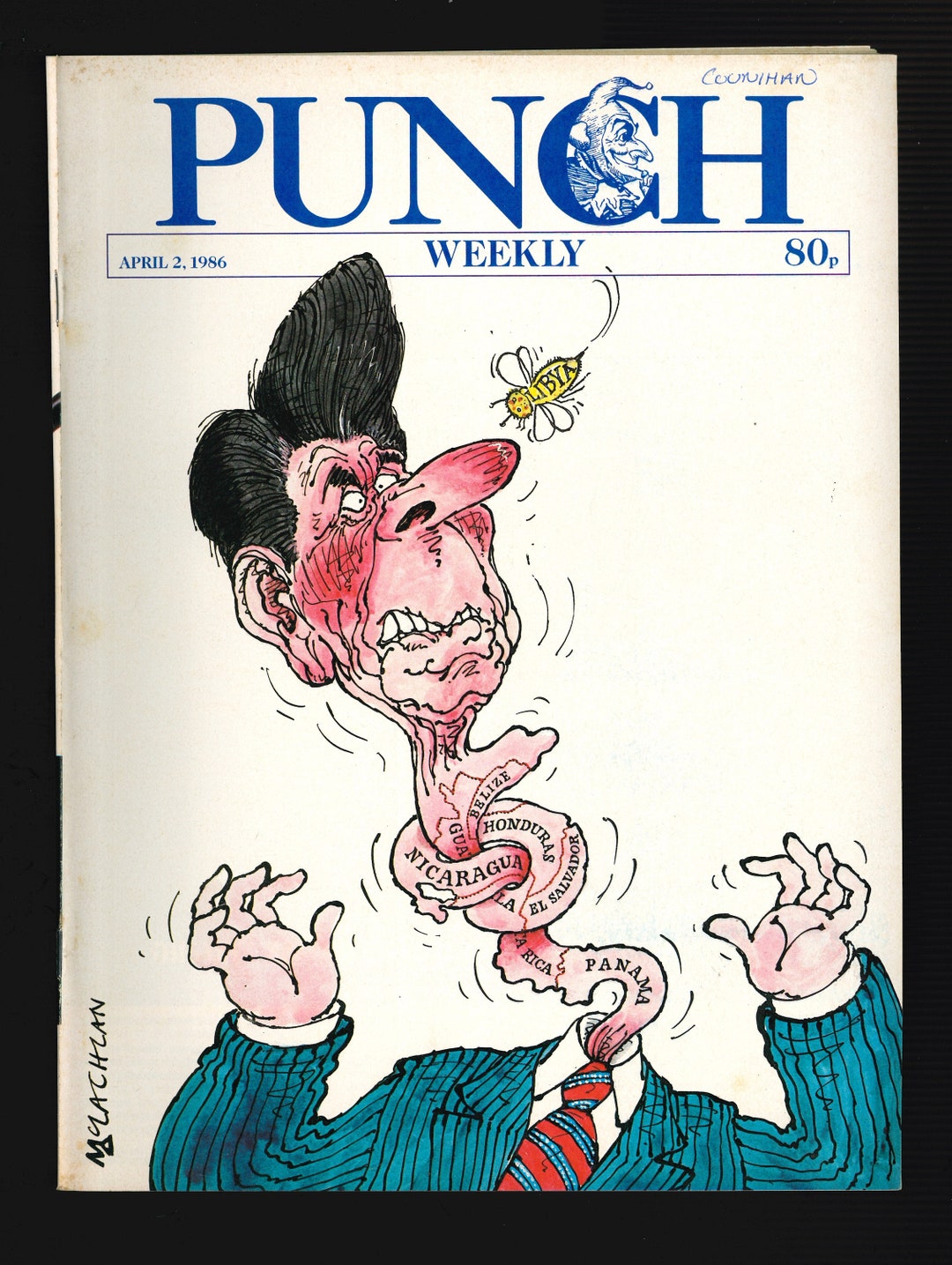 Punch April 1986 Bundle of 5 Copies Vintage Original Satire Magazine - Etsy