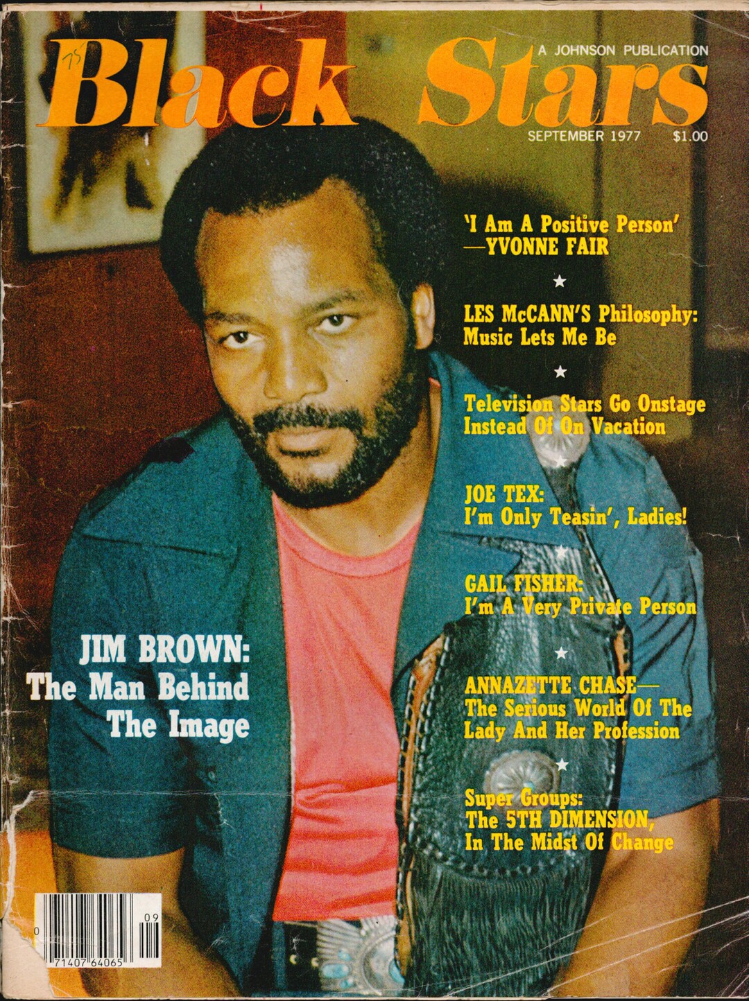 Black Stars Sept 1977 African US American Fashion Photography Magazine ...