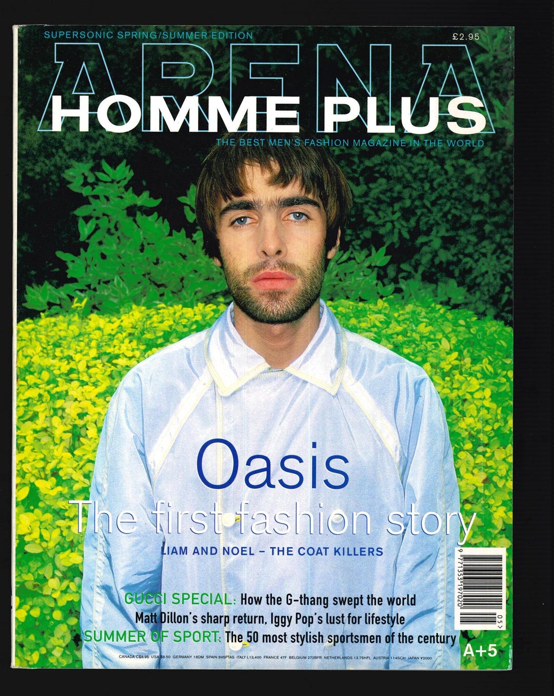 Arena Homme Plus Spring-summer 96 Magazine Oasis Liam and Noel - Etsy