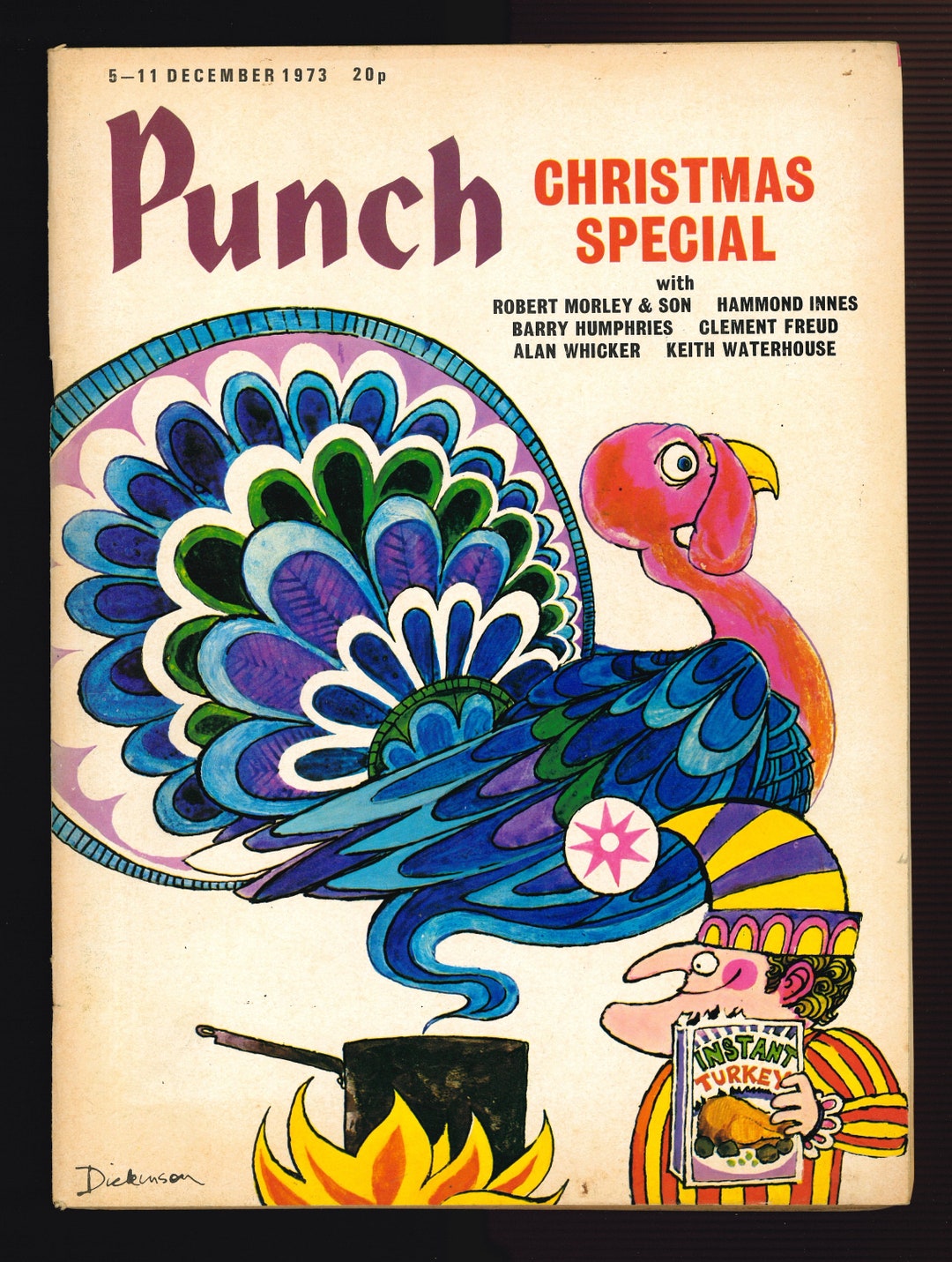 Punch Dec 1972 Bundle of 4 Copies Vintage Original Satire Magazine - Etsy