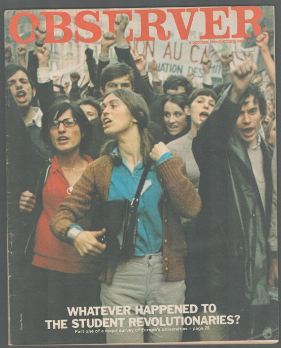 Observer Magazine Oct 8 1972 Original Vintage 50th Birthday - Etsy