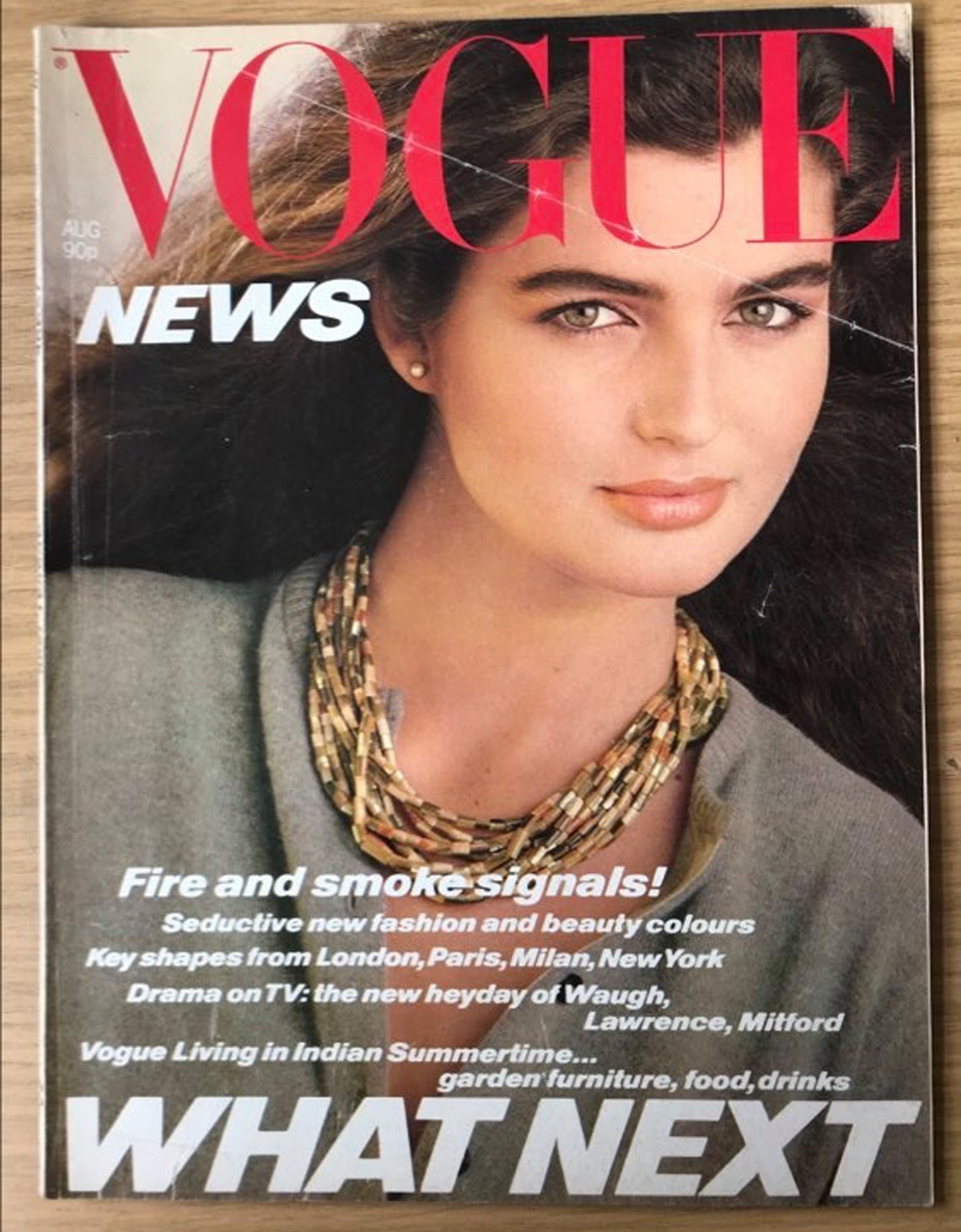 Vogue UK Aug 1980 British Original Vintage Fashion Magazine Gift ...