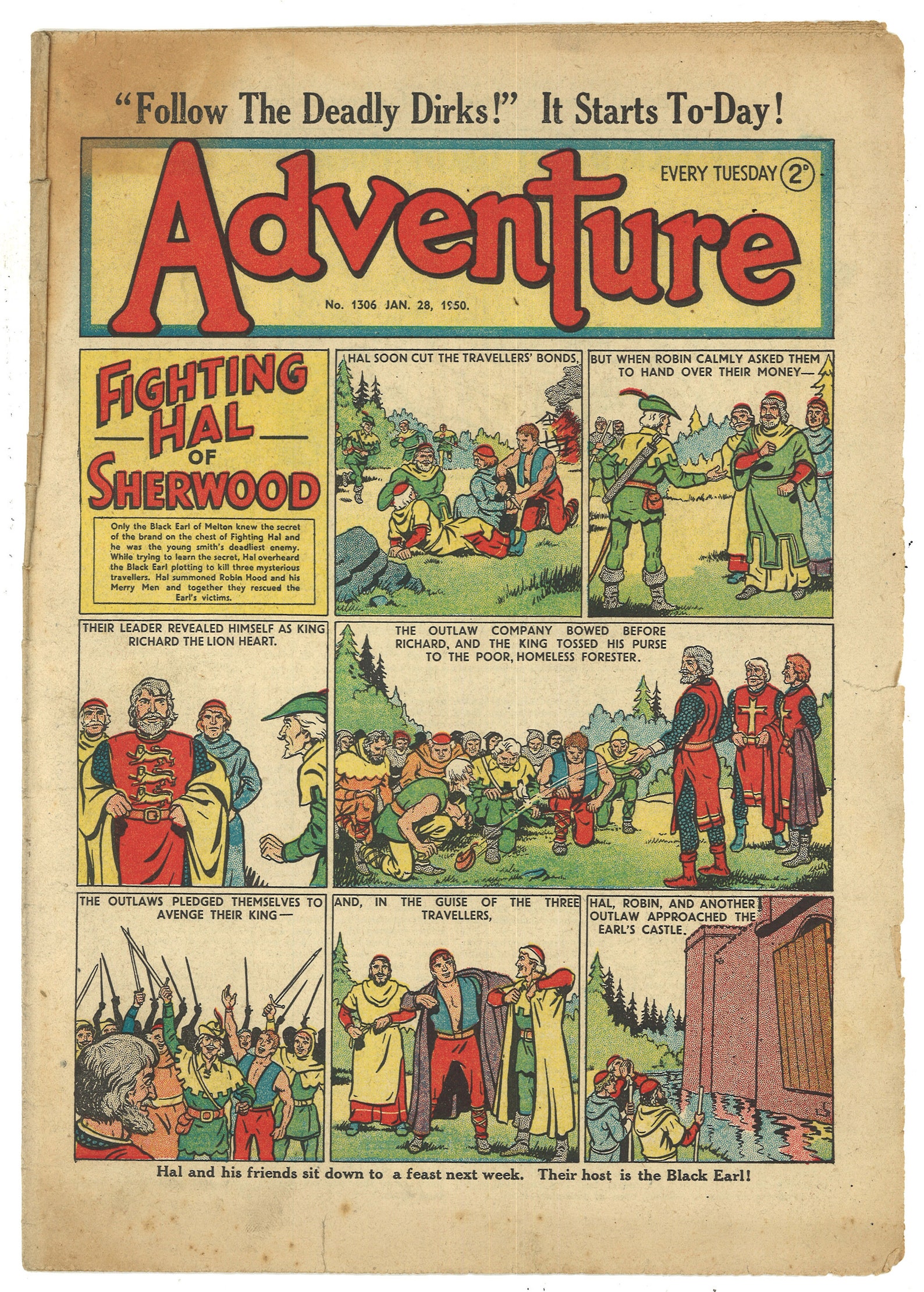 Aventure British Weekly Boys Comics Lot x14 copies 1950 Cadeau - Etsy ...