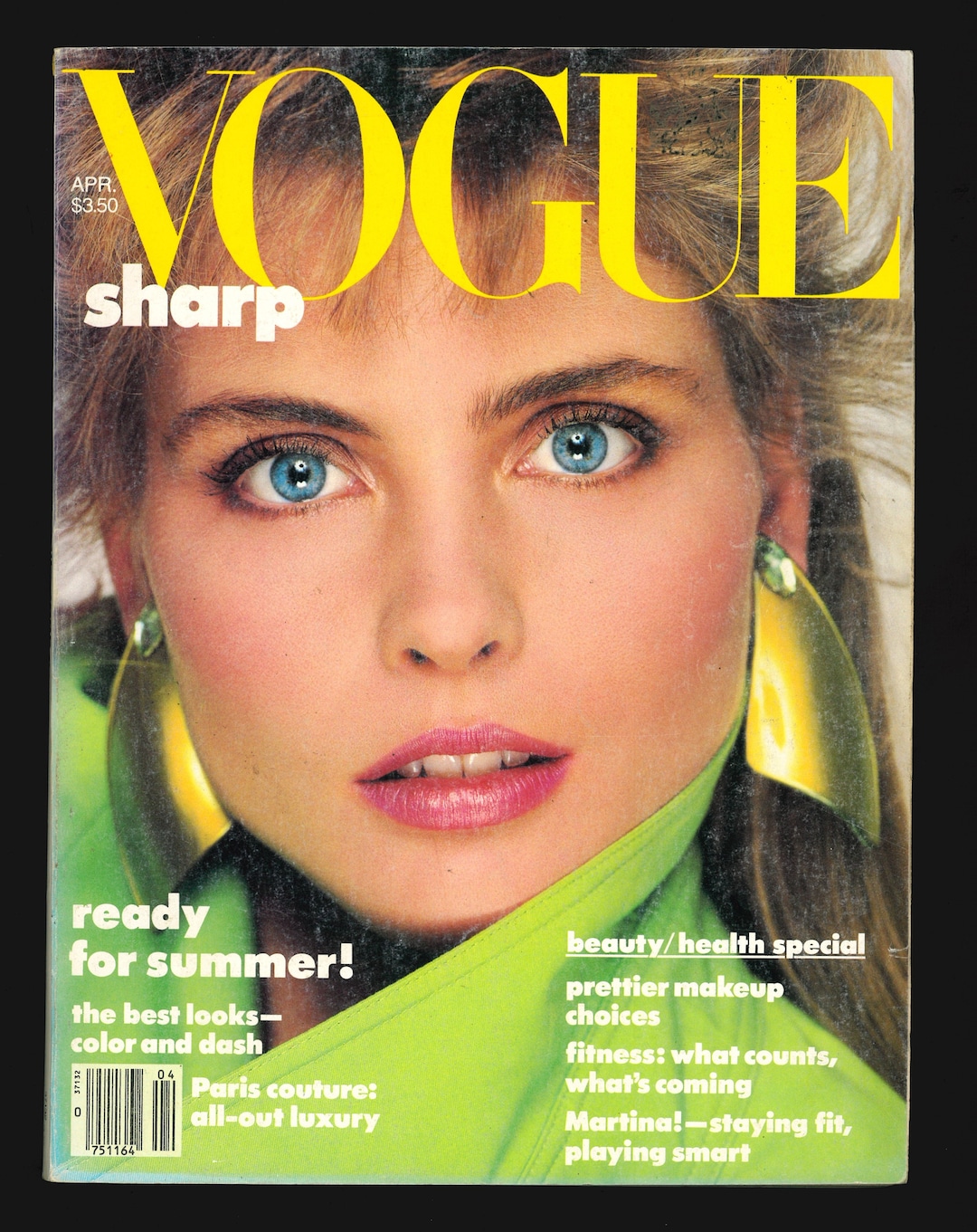 Vogue US April 1985 Original Vintage Fashion Magazine - Etsy