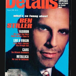 Details 1996 Original Magazine Mark Wahlberg Nicholas Cage Ben Stiller ...