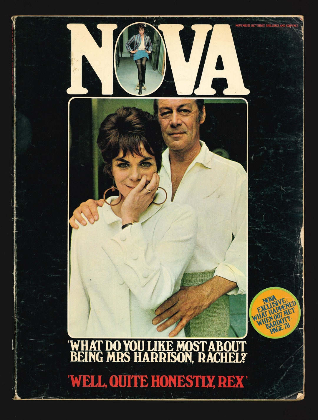 Nova Nov 1967 British Magazine A New Kind of Magazine for the New Kind of Women - Etsy