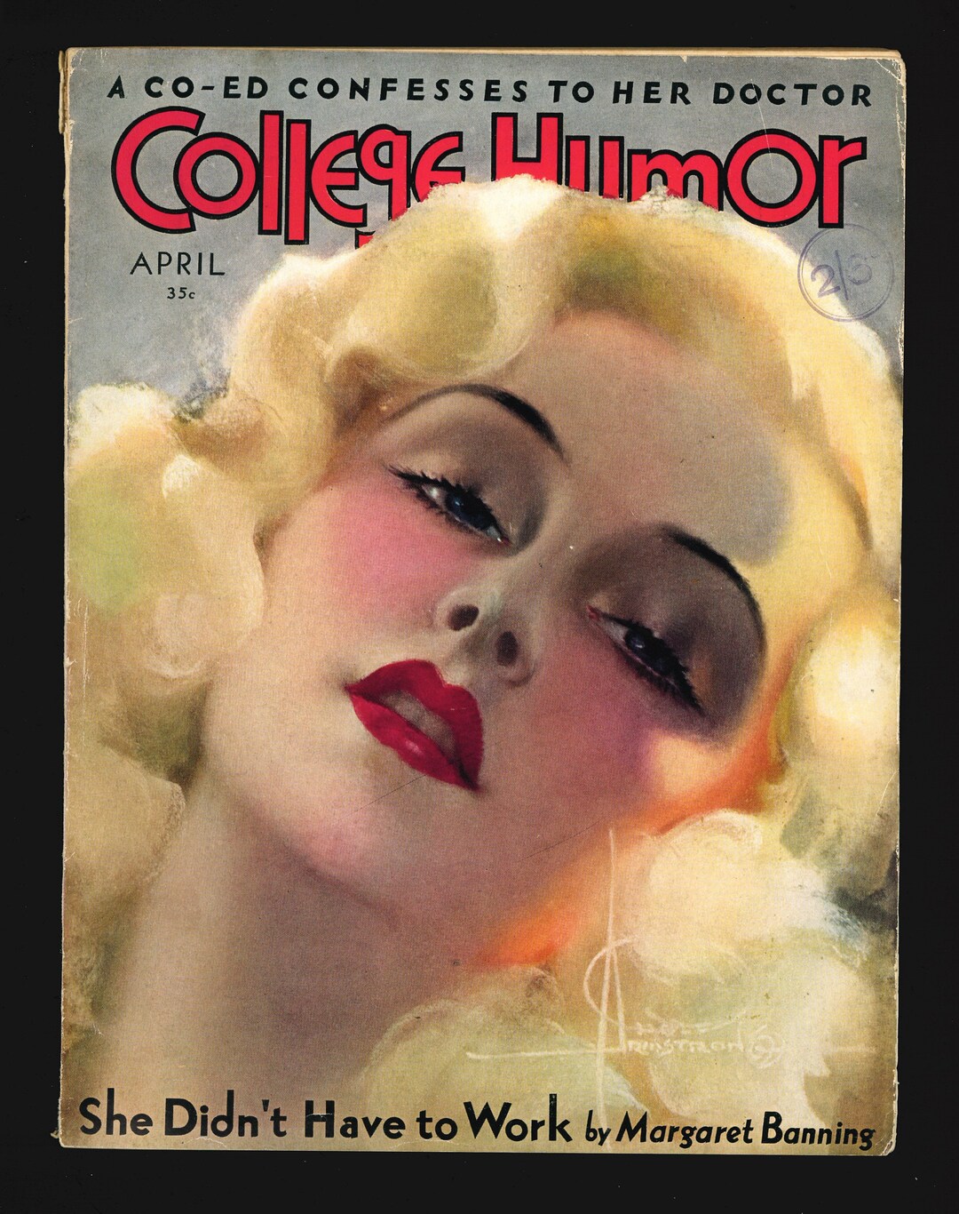 College Humor Vintage Magazine April 1932 Margaret Banning - Etsy