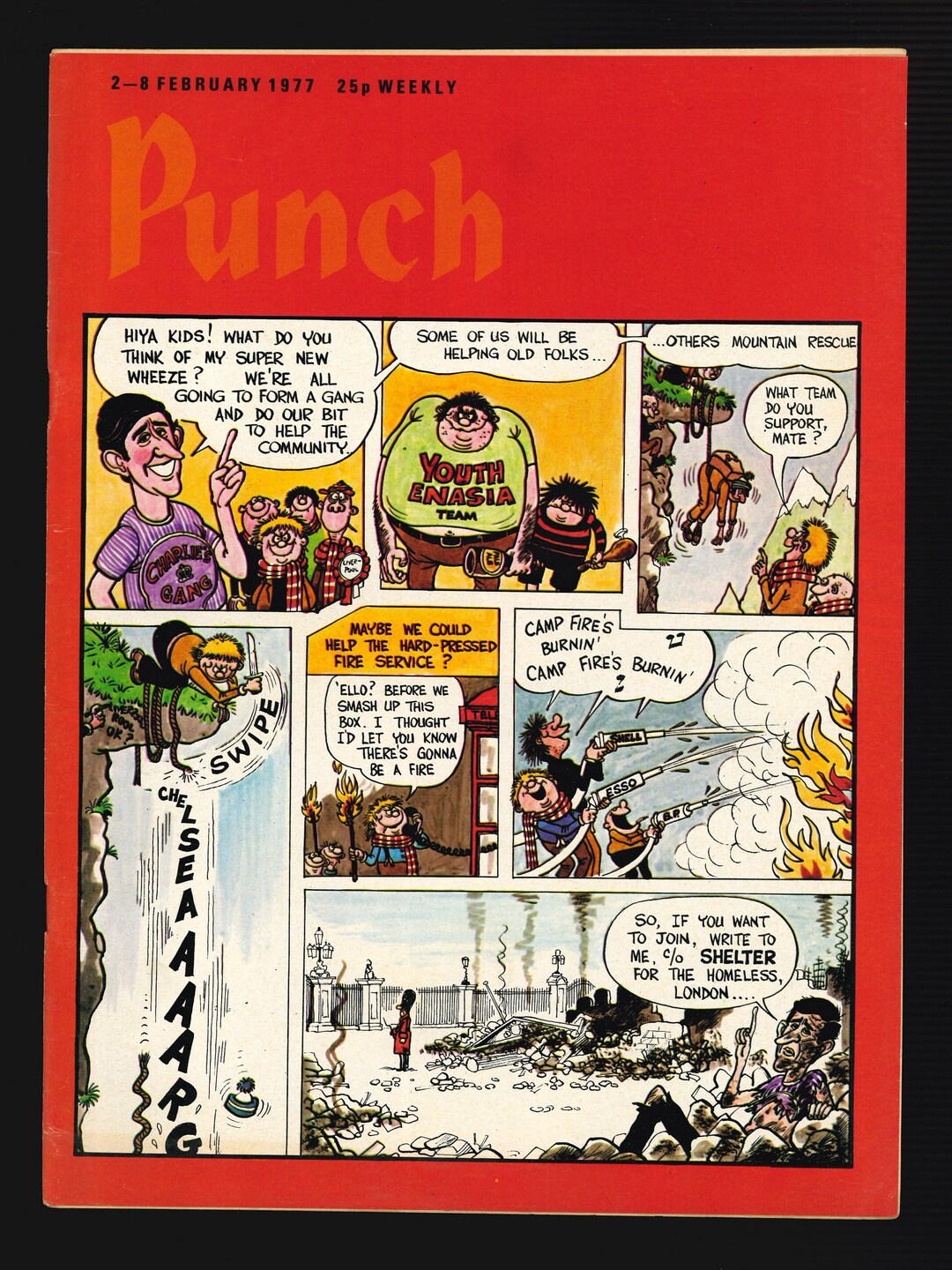 Punch Feb 1977 Bundle of 4 Copies Vintage Original Satire Magazine - Etsy