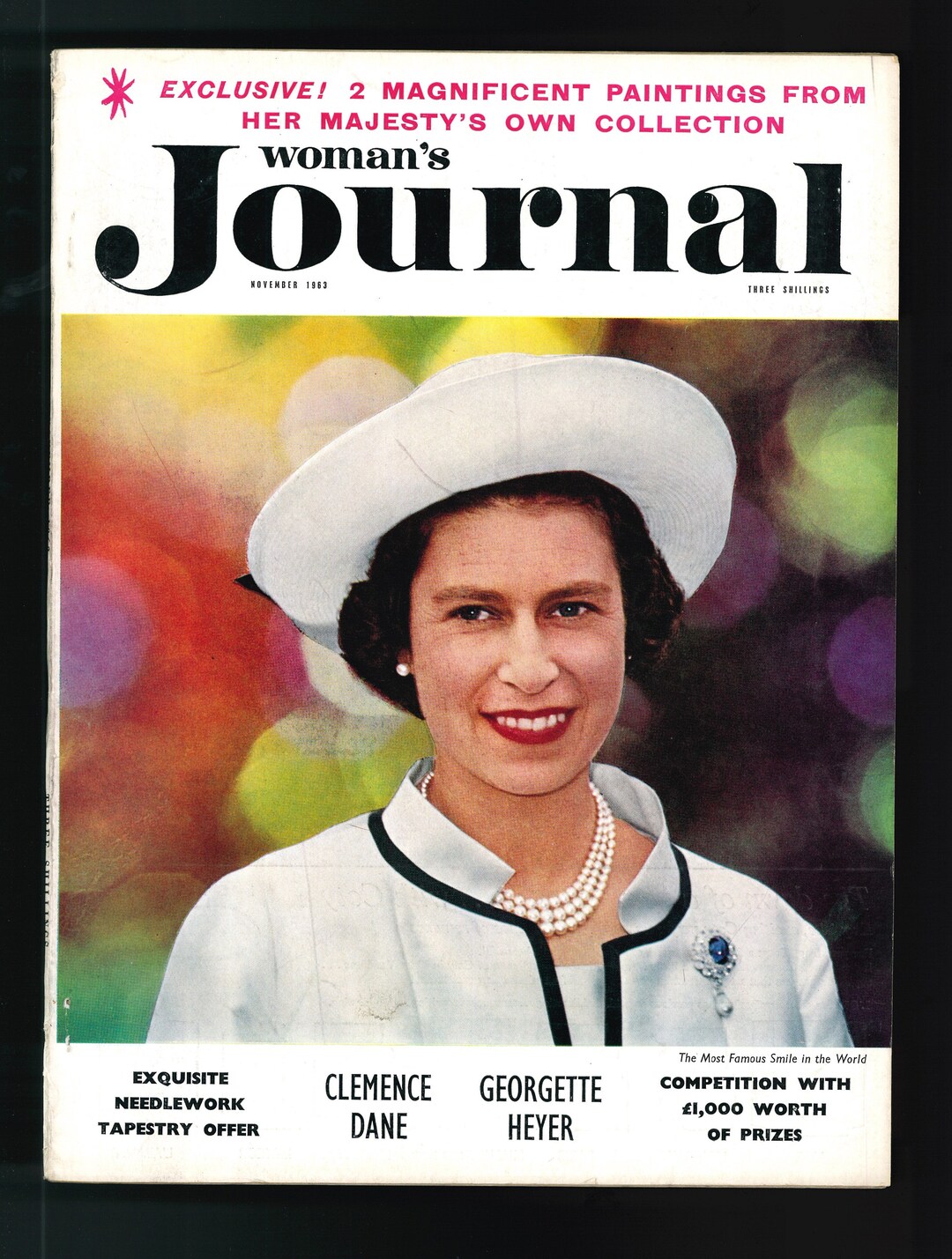 Woman's Journal Nov 1963 Original Vintage Magazine Cover: Her Majesty ...